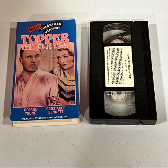 Video Treasures | Media | Topper Takes A Trip Vhs Movie Tape Vcr | Poshmark